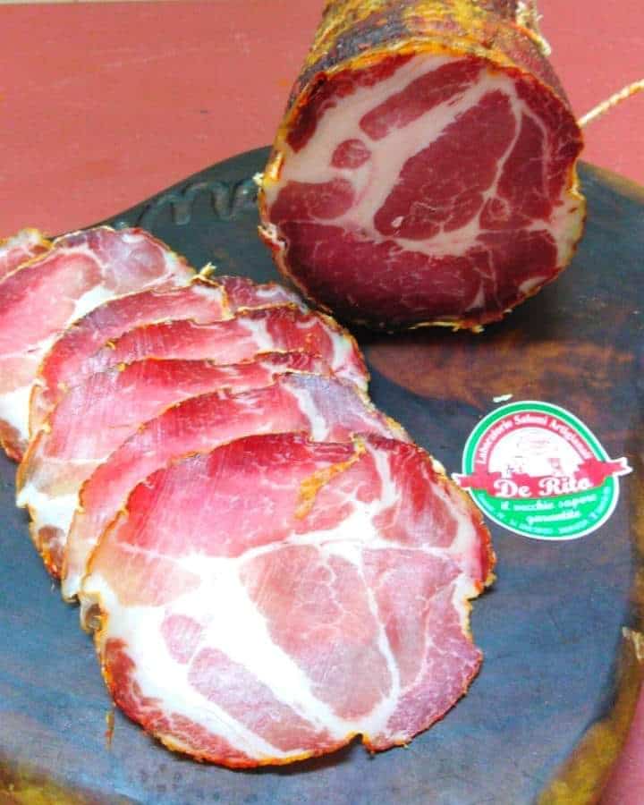 Capicollo artigianale calabrese - Salumi e Prelibatezze di Calabria