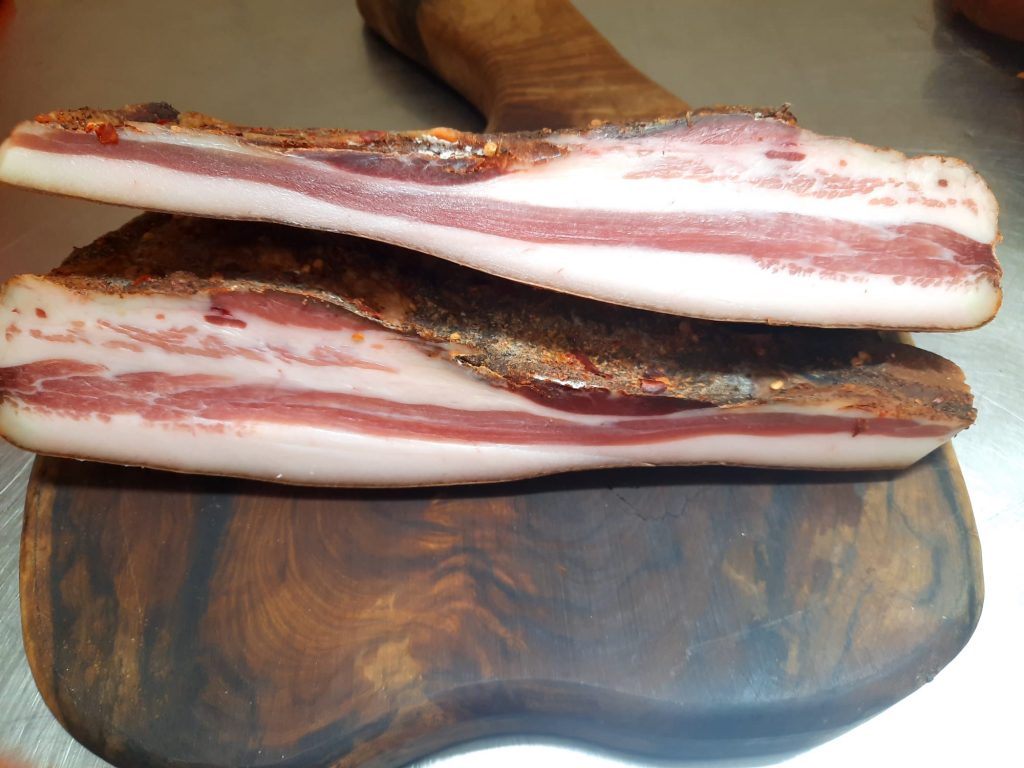 Guanciale artigianale calabrese - Salumi e Prelibatezze di Calabria